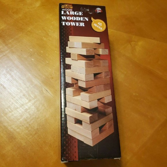 Large WoodenTower | Toys | Large Wooden Tower Ages 3up | Poshmark